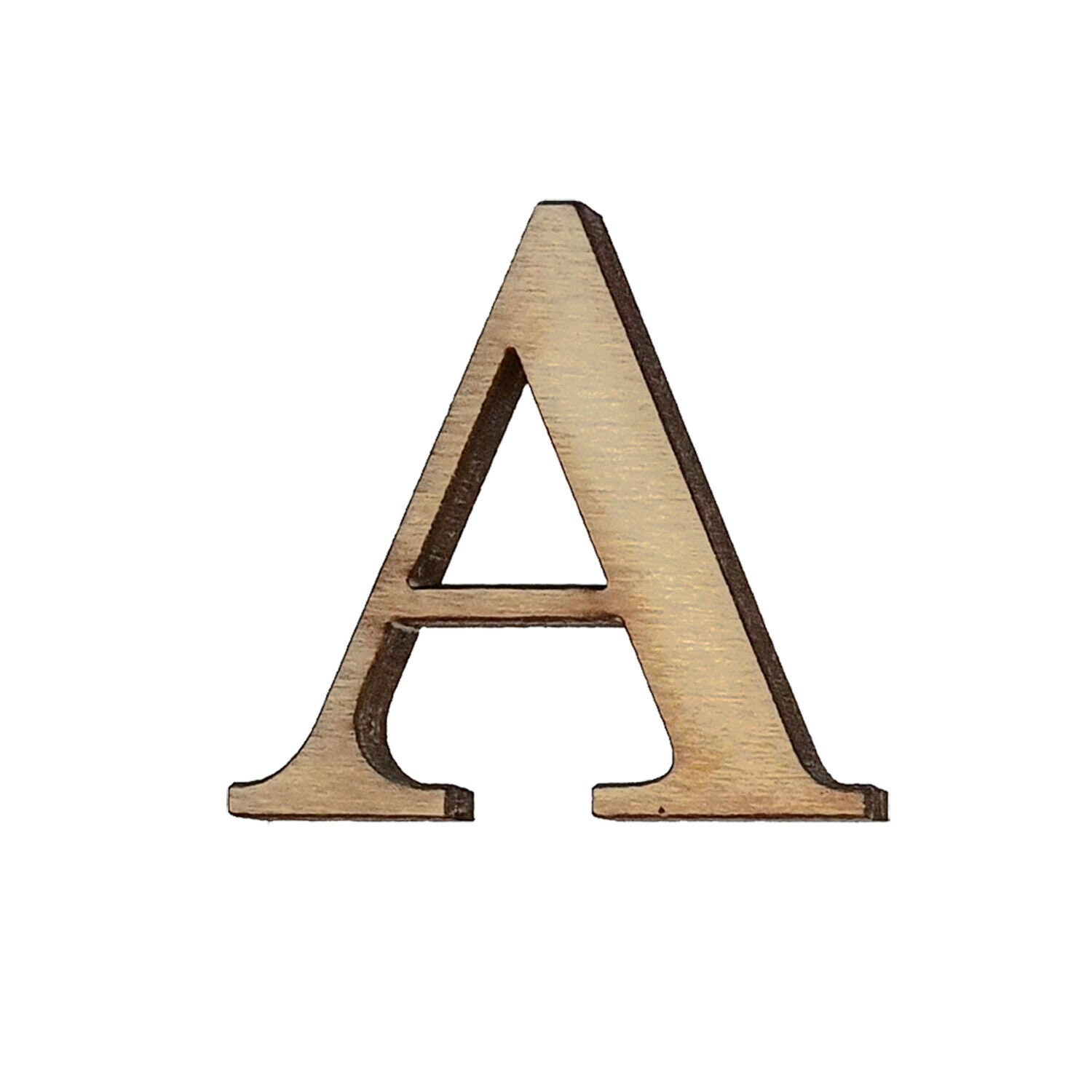 Wooden Georgia font Letters Large Small 2cm-40cm 4mm Thick | Etsy