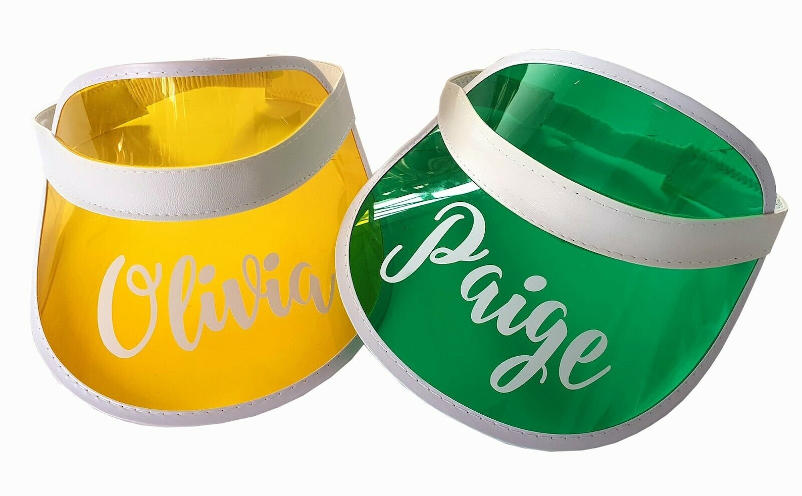 Retro Transparent Visor Cap Hat Jelly Plastic Poker Summer Personalized ...