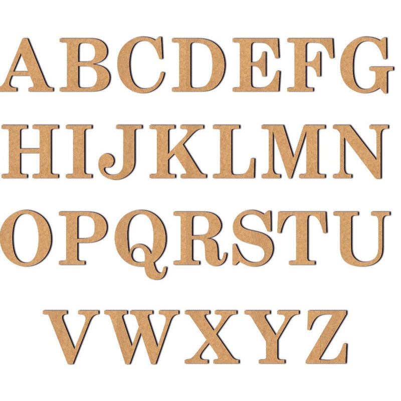 1/2 Wooden Letters - Etsy UK