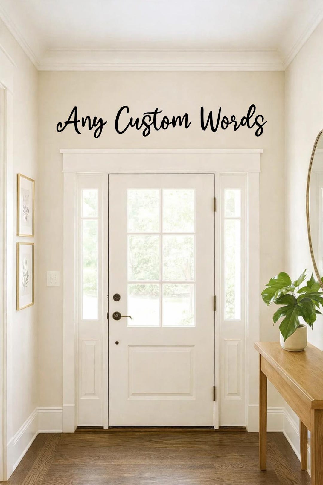 Personalized Wooden Script Sign – Custom Home Wall Decor - Etsy