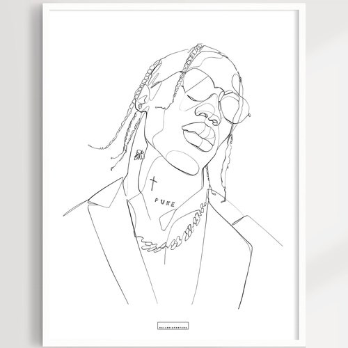 Travis Scott Poster PRINTABLE - Etsy UK