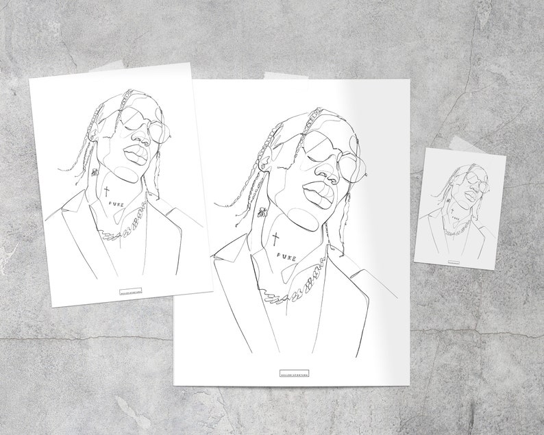 Travis Scott Poster PRINTABLE | Etsy UK