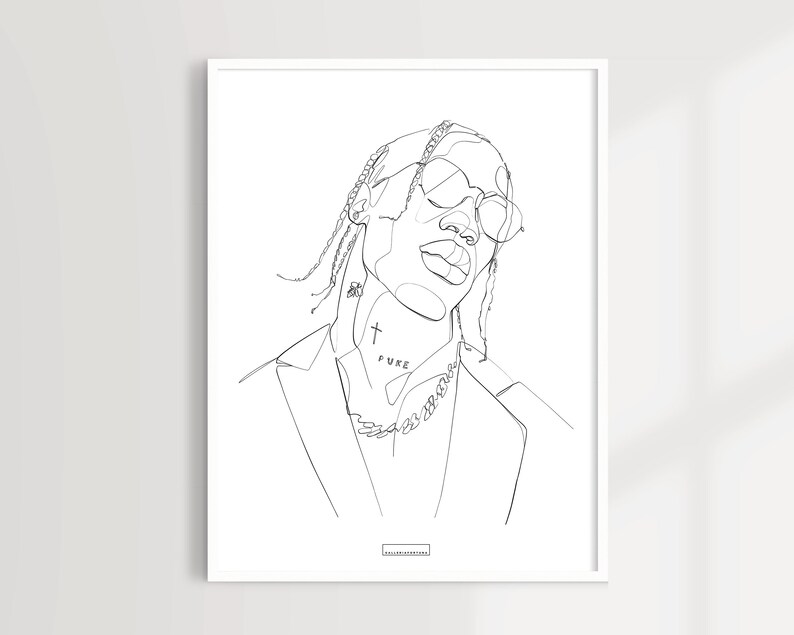 Travis Scott Poster PRINTABLE - Etsy Canada