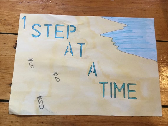 One Step at a Time Eating Disorder Recovery Placemat | Etsy