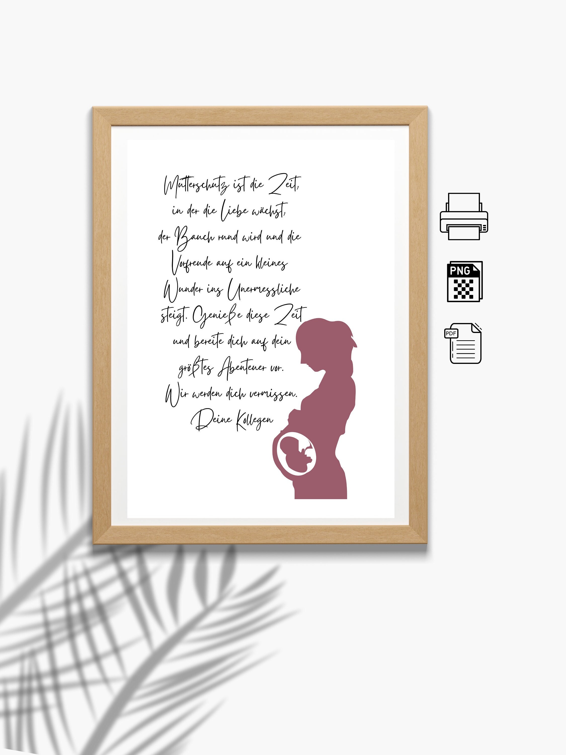 Farewell Colleague for Maternity Leave / PDF/ Maternity Leave Gift ...