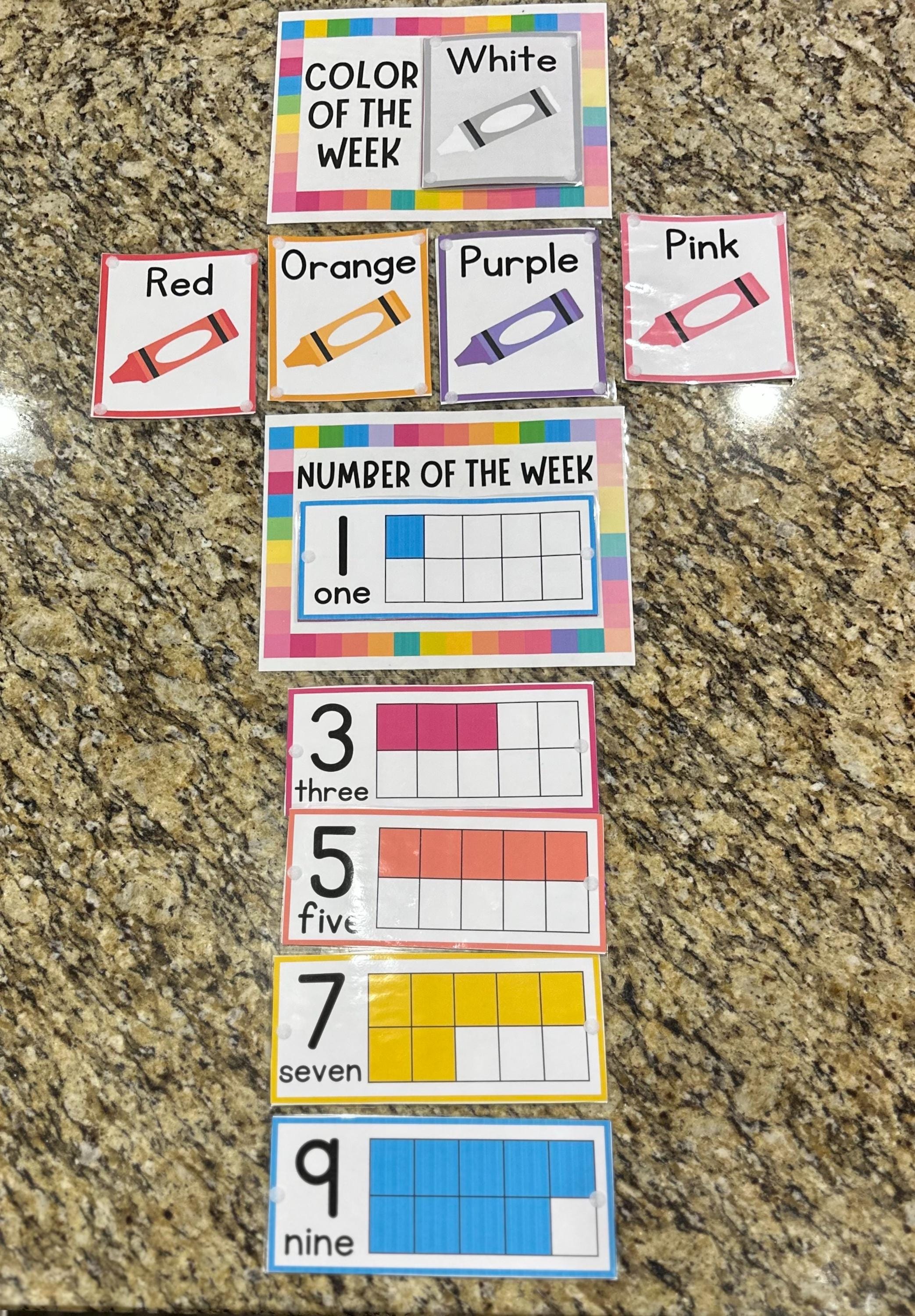 Educational Circle Time Printables - Etsy