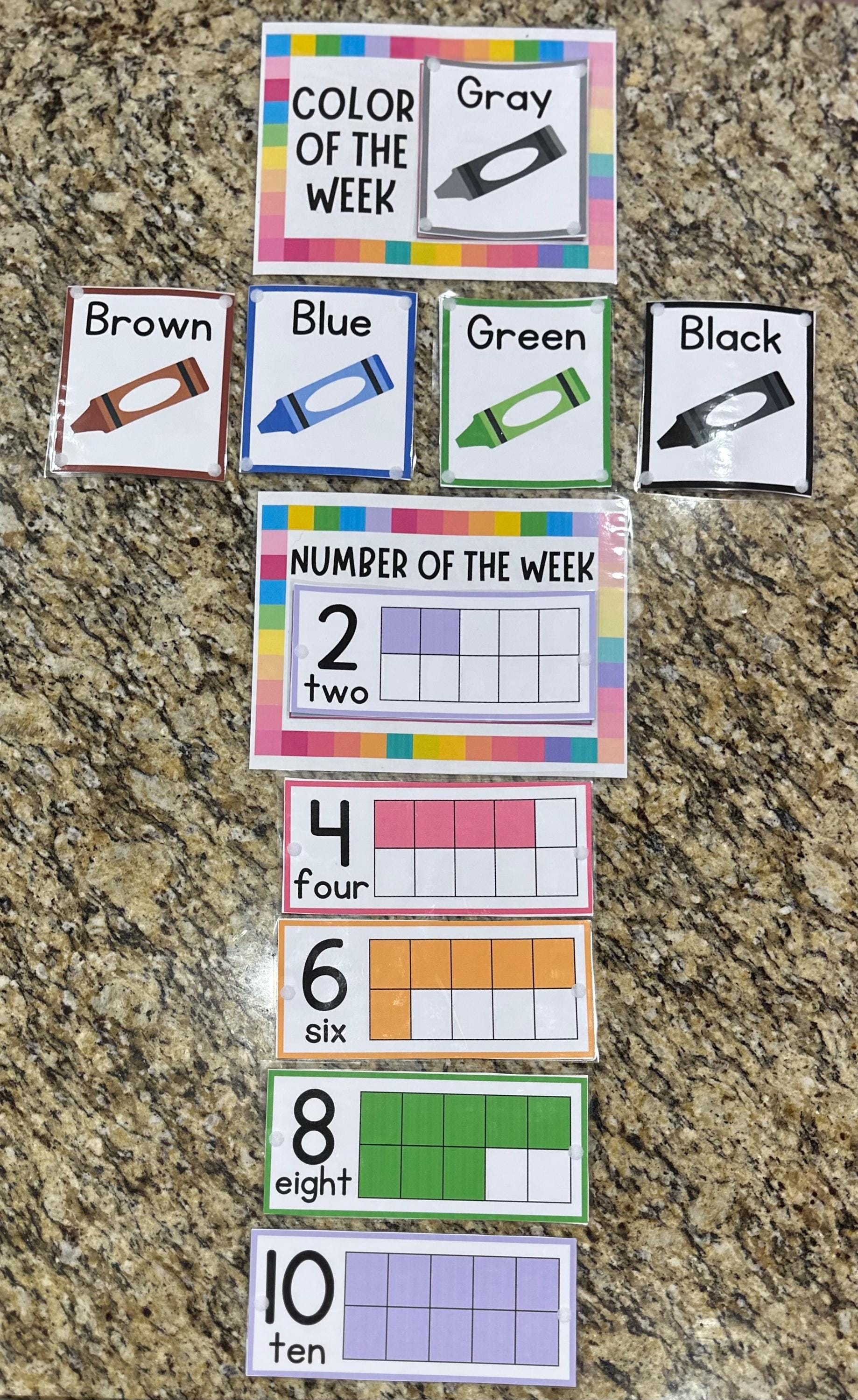 Educational Circle Time Printables - Etsy