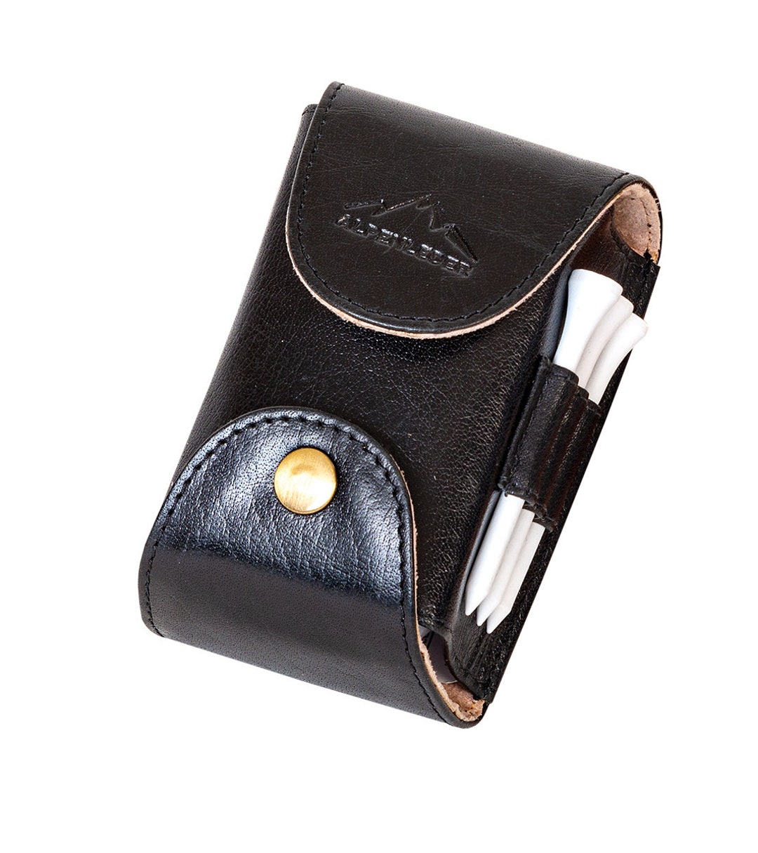 Leather Golf Ball Case-personalized Handcrafted Golf Ball Holder Golf ...