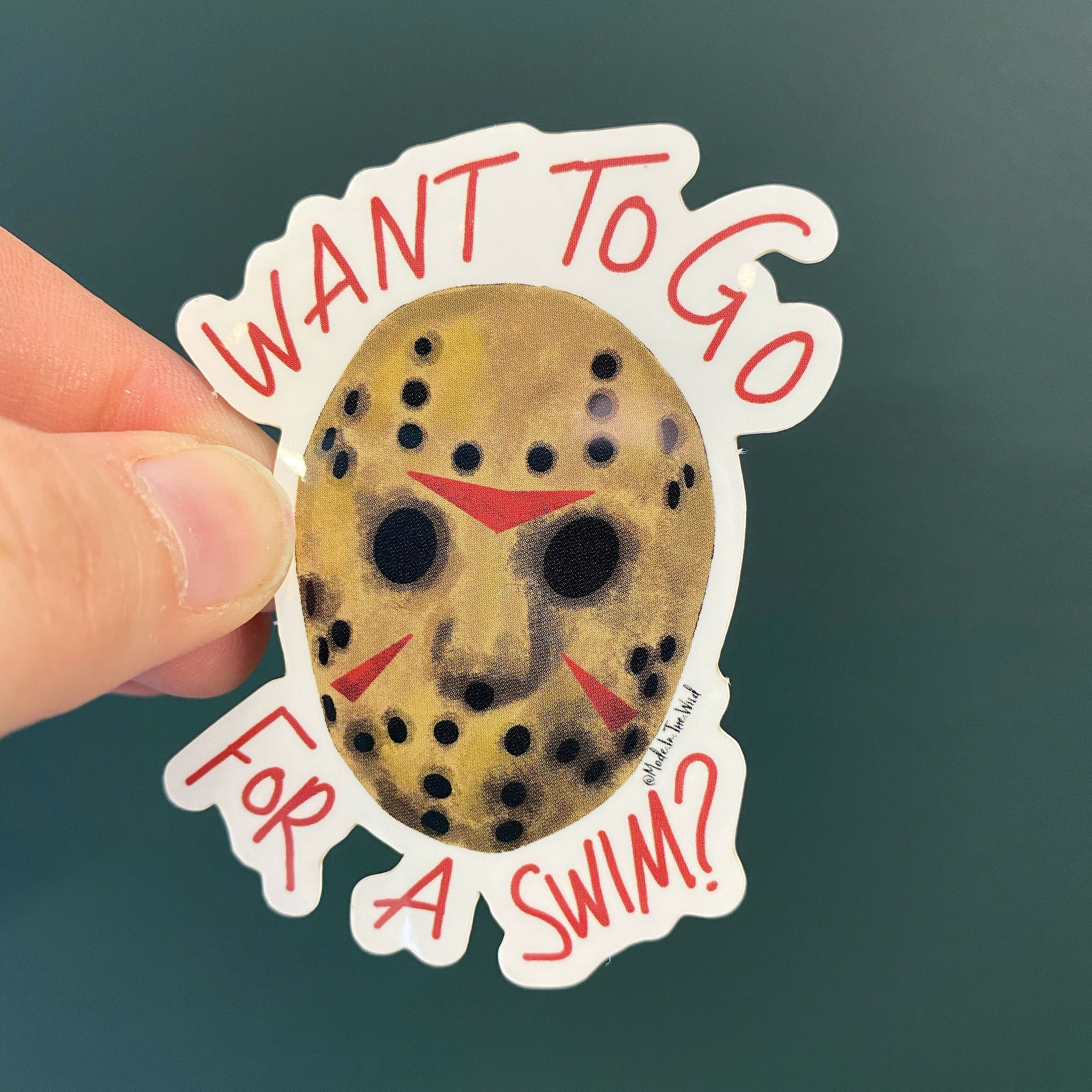Jason Mask Sticker