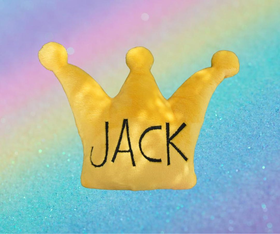 Crown ITH Machine Embroidery Design Stuffie 5x7, 6x10, 7x12, 8x12 - Etsy