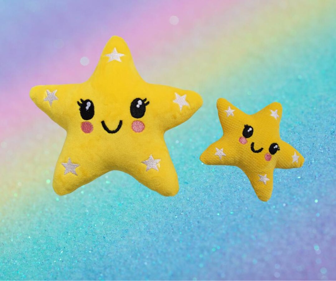 Little Star ITH Machine Embroidery Design Stuffie 4x4 - Etsy