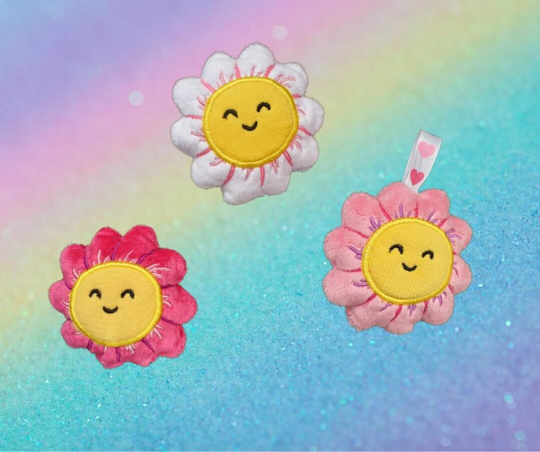 Flower ITH Machine Embroidery Design Stuffie 4x4 - Etsy