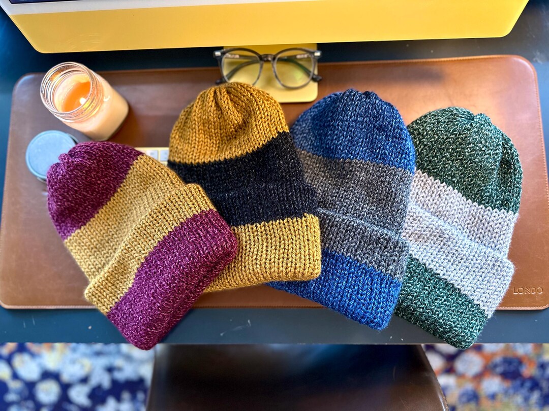 Wizard Beanies - Wide Brim Beanie - Potter Beanie - Double Knitted ...