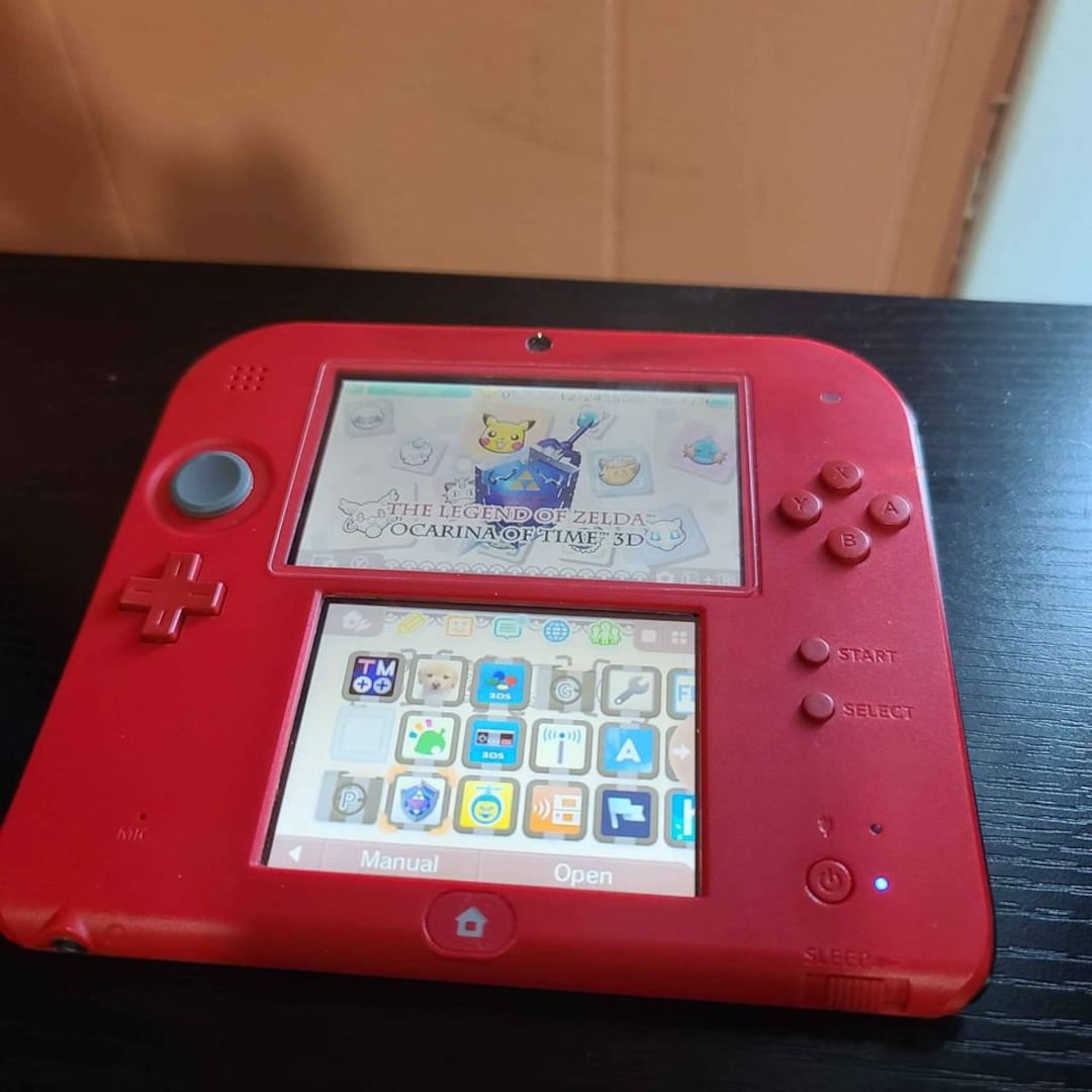Red Nintendo 2DS MODDED - Etsy