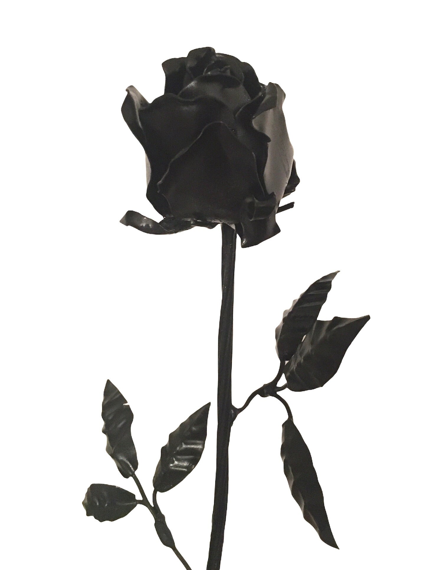 Metal Rose,metal Flower, Recycled Metal Rose, Steel Rose Sculpture ...