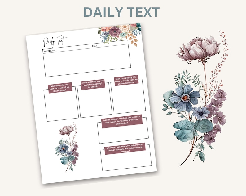 JW Daily Text Daily Scripture Reading Questions for Reflection ...