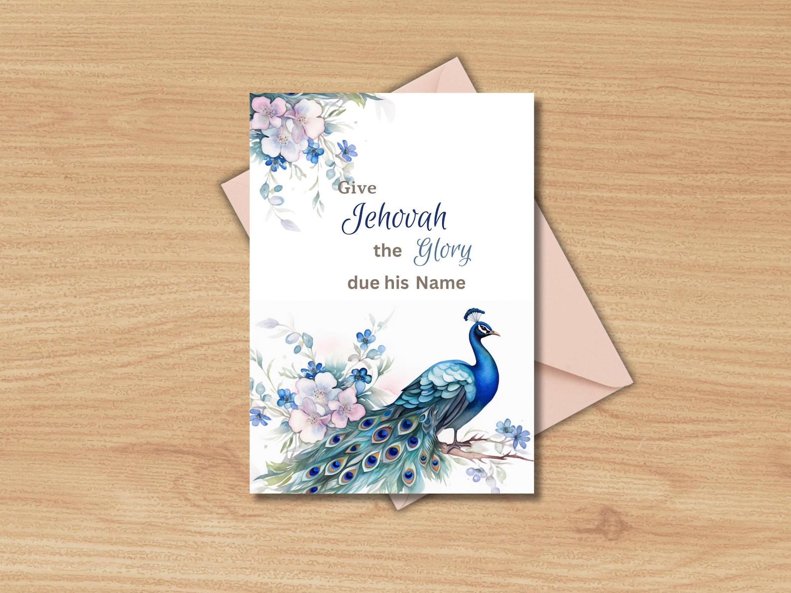 JW Year Text 2025 JW, Psalm 96:8, Bible Verse Card, Scripture Card ...