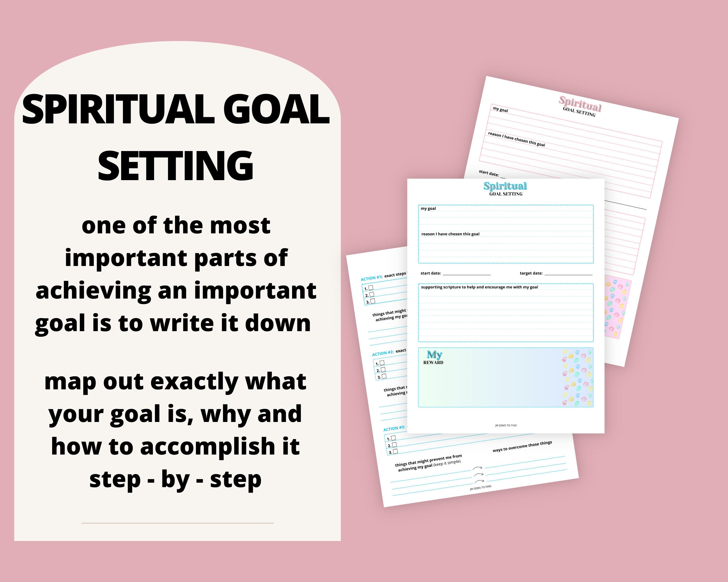 Goal Setting, Spiritual Goal Setting, Step-by-step to Achieve Your ...