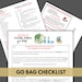 JW GO BAG - Printable Emergency Go Bag Checklist - Disaster Prep ...