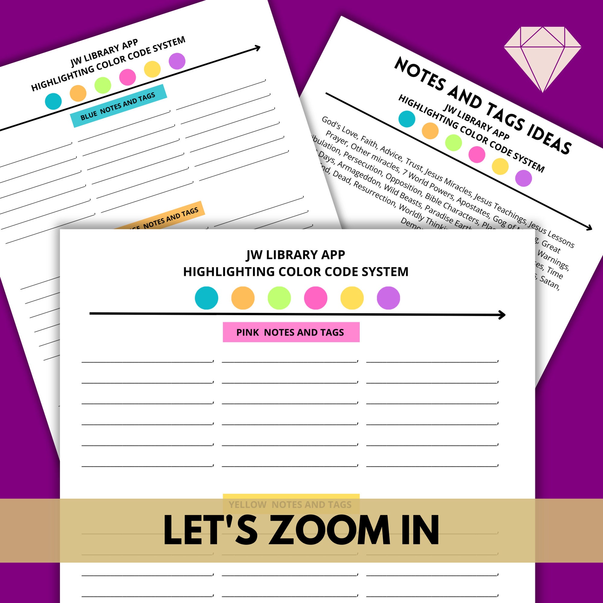 JW Library App, JW App Highlight Colors, JW Organize Highlighting ...