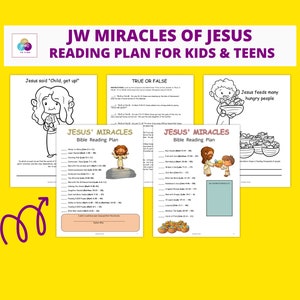 JW Bible Study for Kids, JW Miracles of Jesus for Kids, Jesus Coloring ...