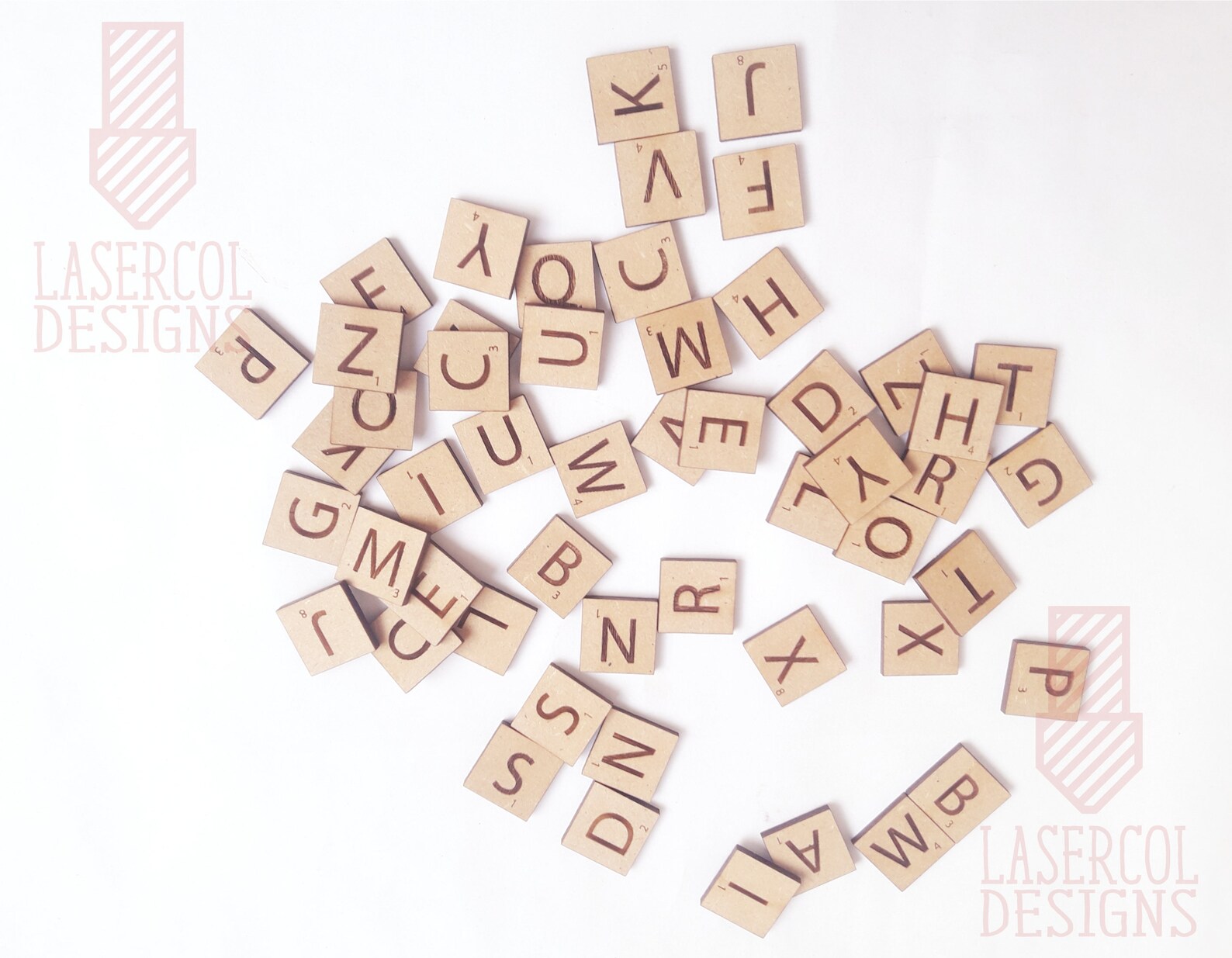 Scrabble Tiles Alphabet Laser Cut Files Svgdxfpdfai - Etsy