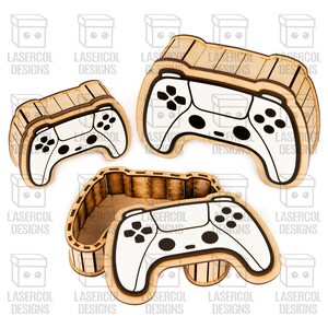 Controller Shaped Boxes Set 1 (3 Sizes) - Laser Cut Files SVG ...