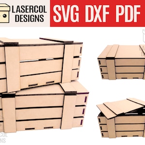 Military Box - Laser Cut Files - Svg+dxf+pdf+ai - Glowforge Files ...