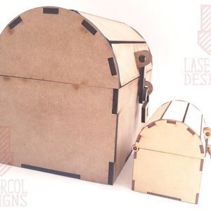 Box Chest (two Sizes) - Laser Cut Files - SVG+DXF+PDF - Instant ...