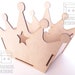 Crown Shaped Box (4 Sizes, 3 Styles) - Laser Cut Files - Svg+dxf+pdf+ai ...