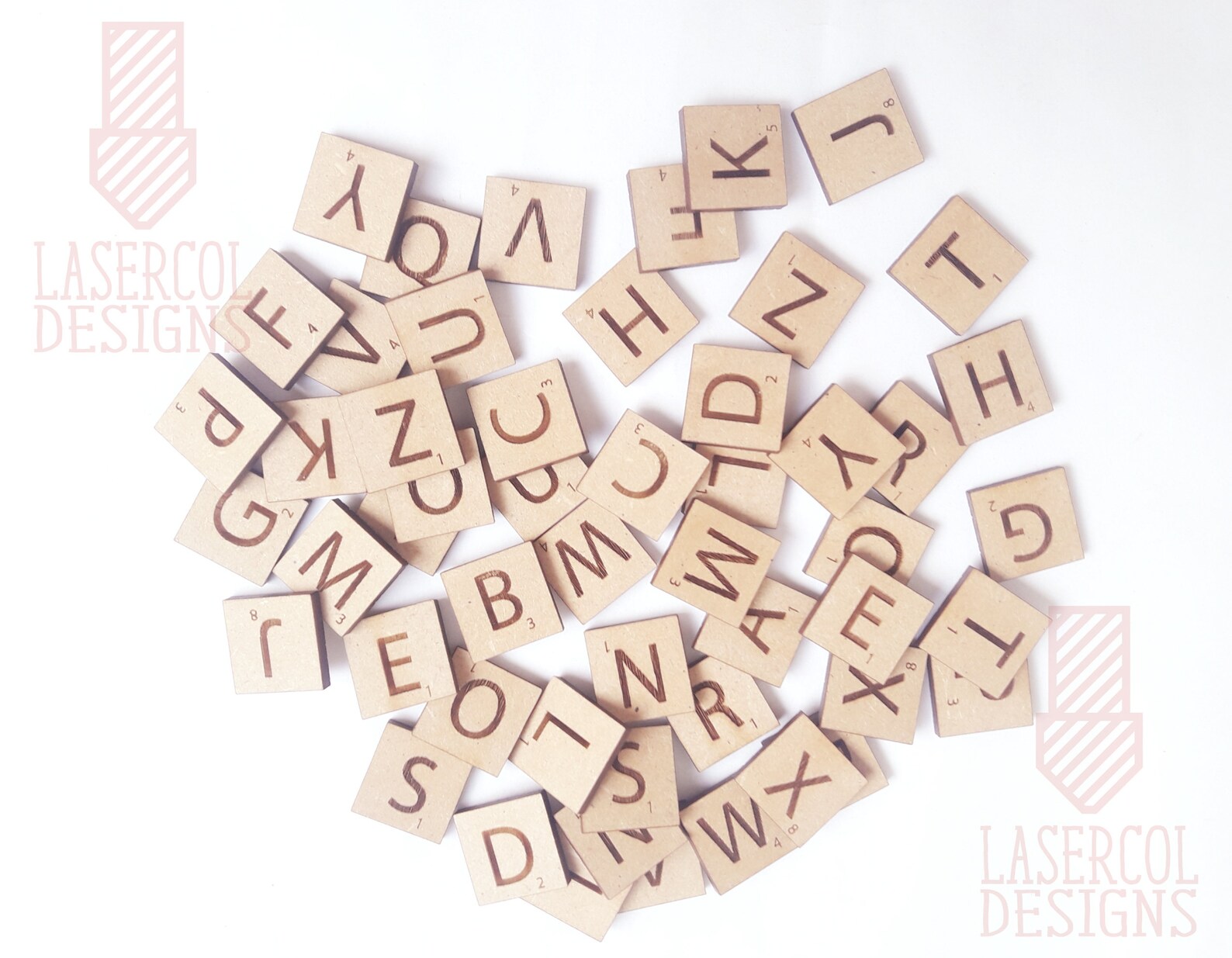 Scrabble Tiles Alphabet Laser Cut Files Svgdxfpdfai - Etsy