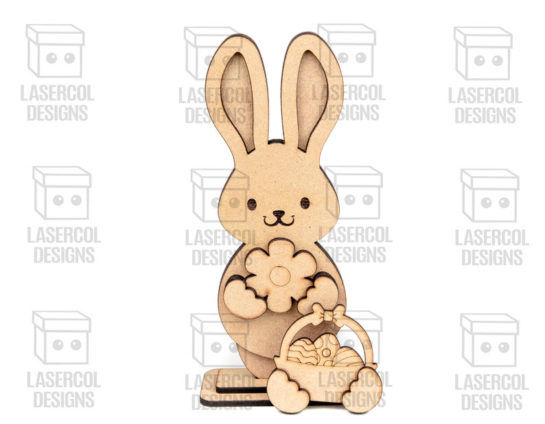 Easter Bunny Set 2 Sizes 5 Styles Laser Cut Files - Etsy