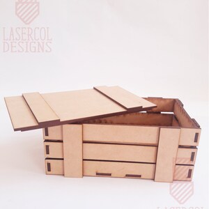 Military Box - Laser Cut Files - Svg+dxf+pdf+ai - Glowforge Files ...