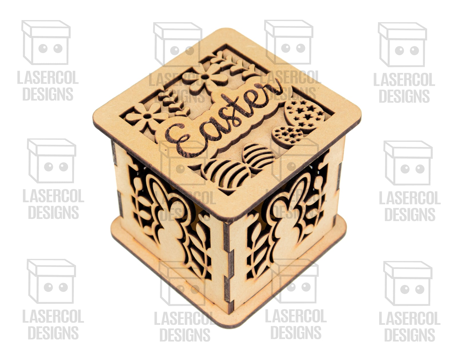 Easter Boxes Set 2 Sizes 5 Styles Laser Cut Files | Etsy