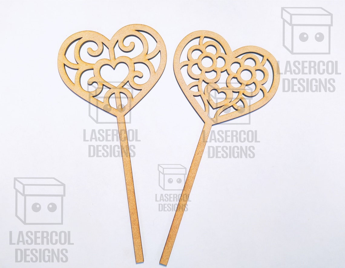 Hearts Set 1 Valentine's Day Gift Laser Cut Files | Etsy