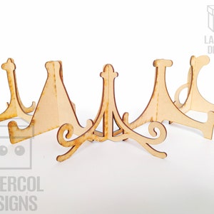 Easel Plate Stand Set 2 - Laser Cut Files - Svg+dxf+pdf+ai - Glowforge ...