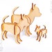 Dogs 3d Puzzle 3 Sizes Set 2 Laser Cut Files Svgdxfpdfai Glowforge ...