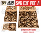 Serving Tray Cnc, Vector File, Vector Plan, DXF, SVG, Cnc File for Wood, Compartmental Dish ...