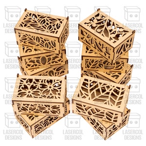 Laser Cut Boxes Files Glowforge SVG - Etsy