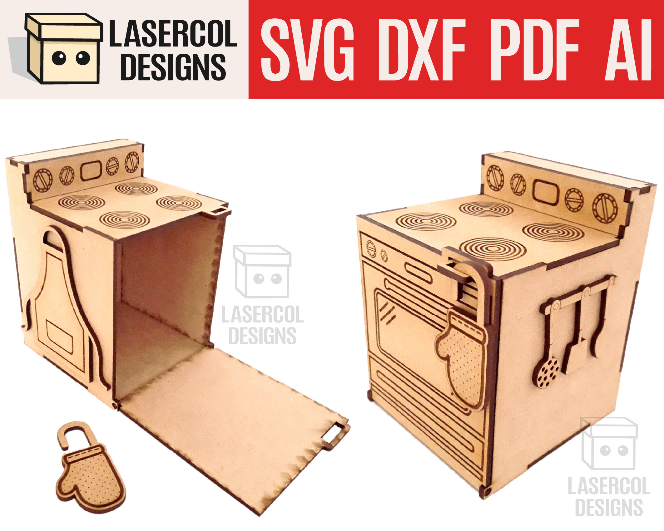 Oven Shaped Box Laser Cut Files Svgdxfpdfai Glowforge - Etsy