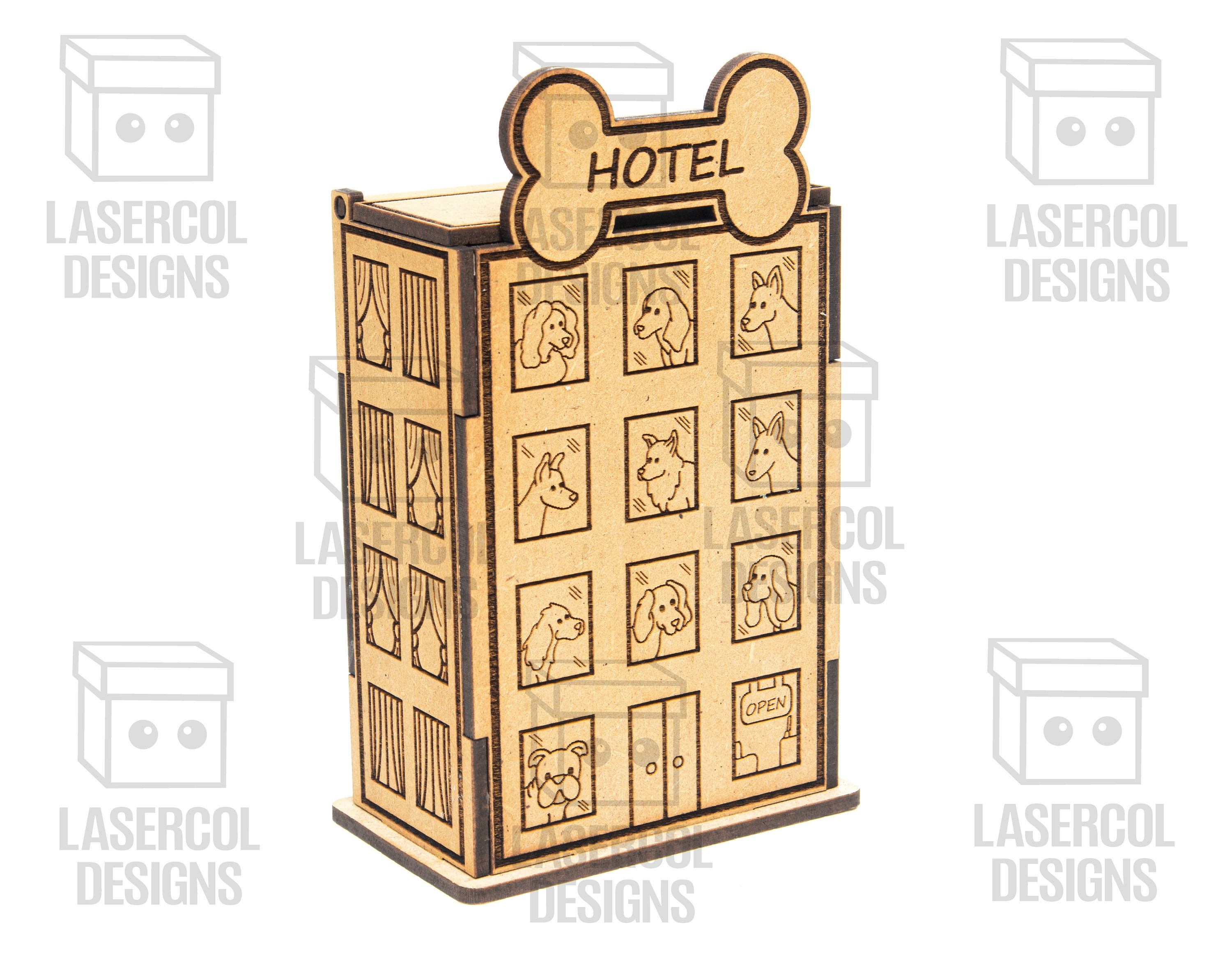 Dogs Cut Outs and Box Laser Cut Files Svgdxfpdfai | Etsy Canada