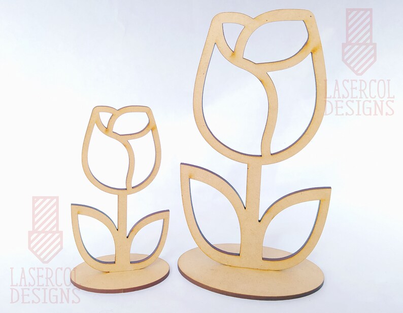 Flowers Set 4 two Sizes Five Styles Laser Cut Files | Etsy