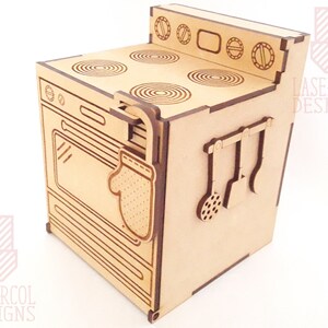 Oven Shaped Box - Laser Cut Files - Svg+dxf+pdf+ai - Glowforge Files ...