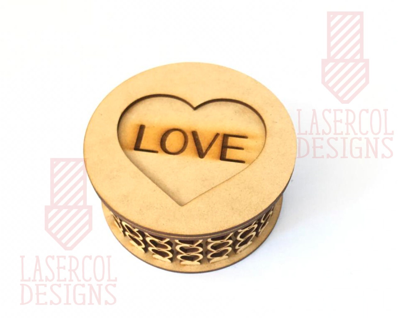 Round Box 4 Styles Laser Cut Files Svgdxfpdfai - Etsy