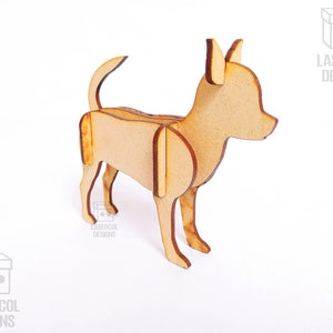 Dogs 3d Puzzle (3 Sizes) Set 2 - Laser Cut Files - SVG+DXF+PDF ...