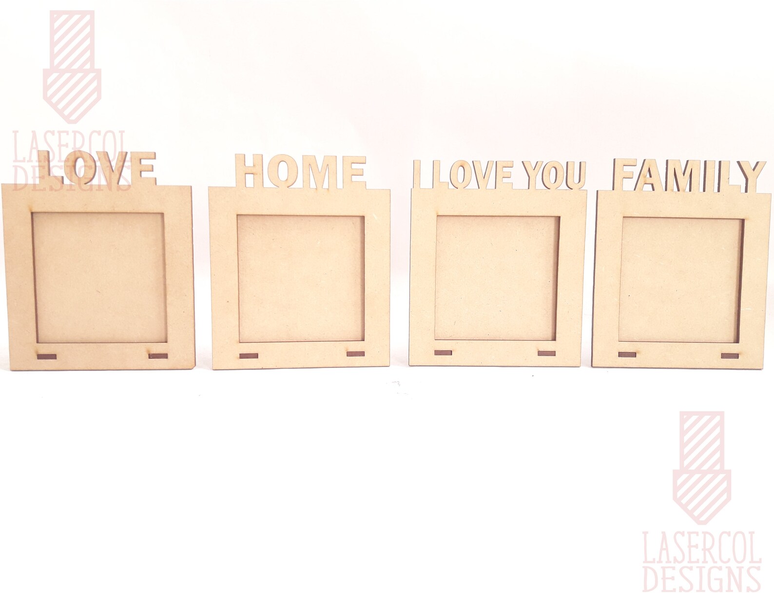 Square Photo Frames Laser Cut Files SVGDXFPDFAi | Etsy