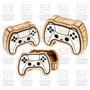 Controller Shaped Boxes Set 1 (3 Sizes) - Laser Cut Files SVG ...
