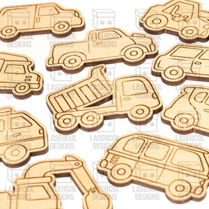 Cars Paint Kit DIY Cut Outs - Laser Cut Files - Glowforge Files - Svg ...