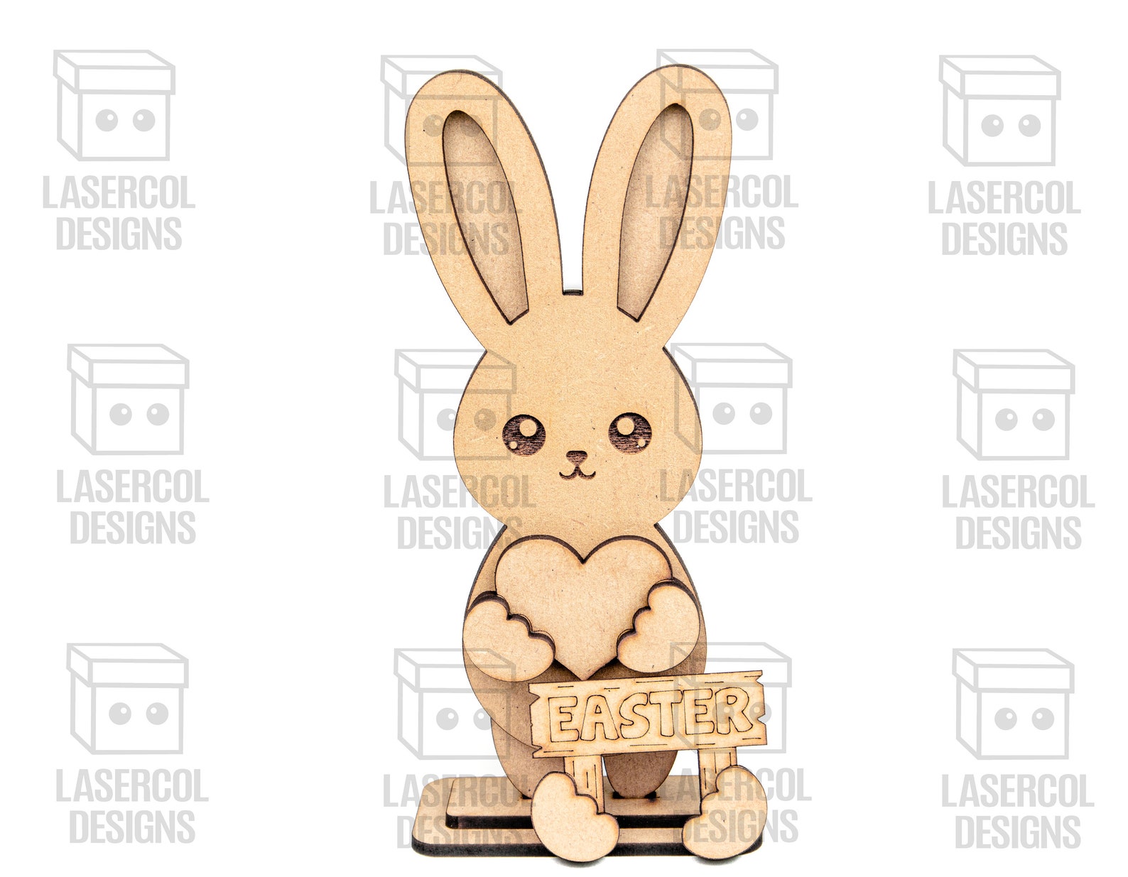 Easter Bunny Set 2 Sizes 5 Styles Laser Cut Files - Etsy