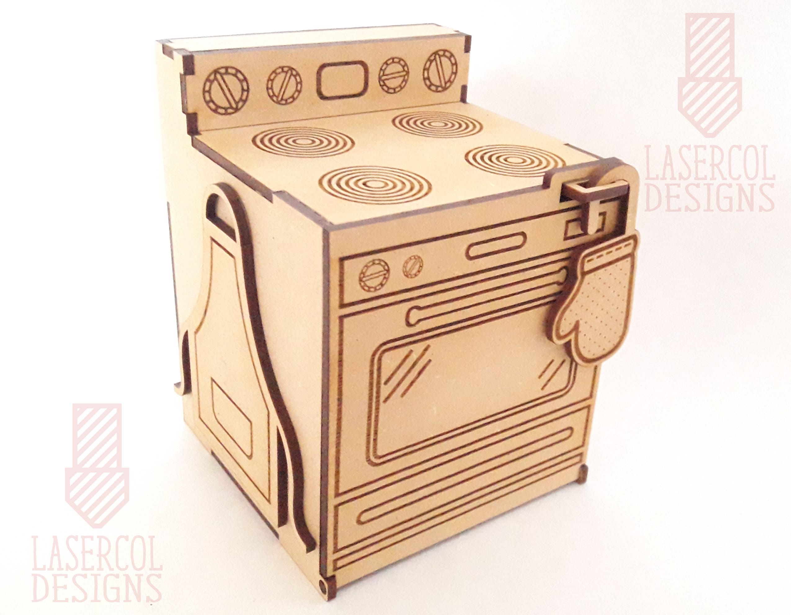 Oven Shaped Box Laser Cut Files Svgdxfpdfai Glowforge - Etsy